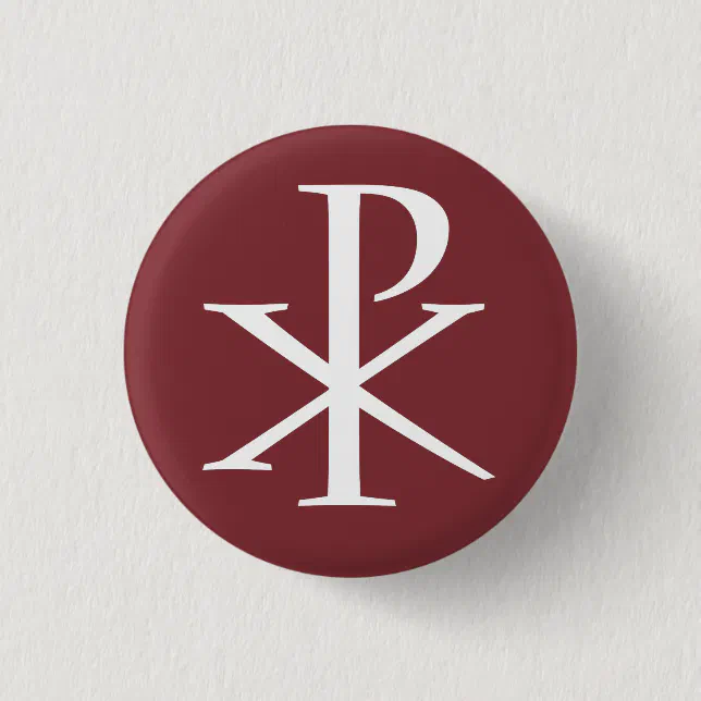 Chi Rho Button | Zazzle