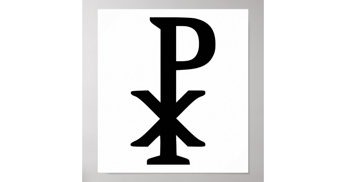 Chi rho - Jesus Poster | Zazzle