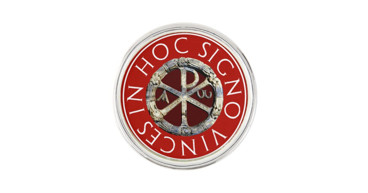 Chi-Rho Lapel Pin | Zazzle