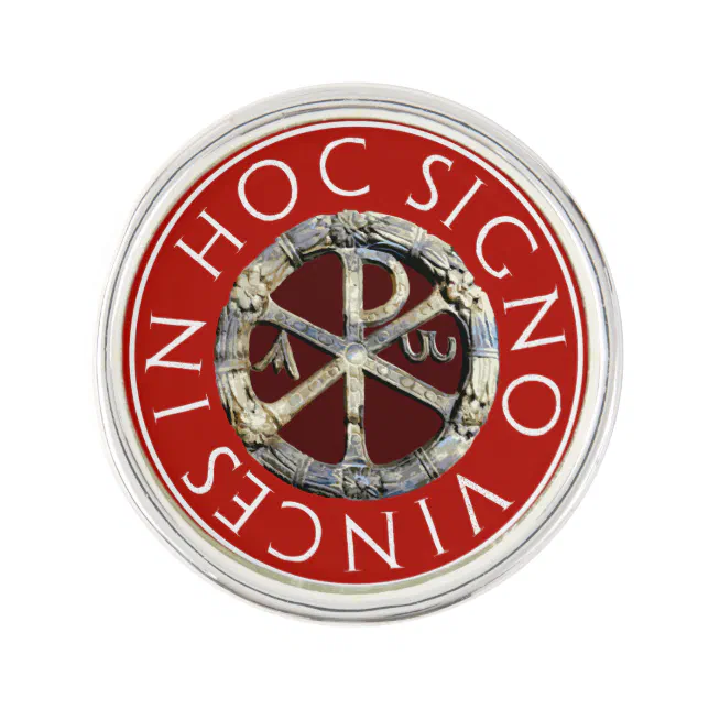 Chi-Rho Lapel Pin | Zazzle