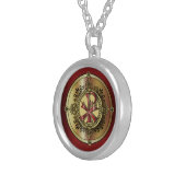 Chi-Rho Monogram ~ Christian Symbol P & X Silver Plated Necklace | Zazzle