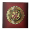 Chi-Rho Monogram ~ Christian Symbol P & X Tile | Zazzle