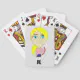 chibi "bad" girl poker cards | Zazzle