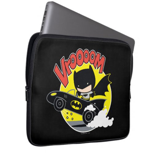 Chibi Batman In The Batmobile Laptop Sleeve | Zazzle