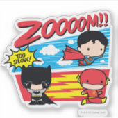 Chibi Batman Too Slow! Sticker | Zazzle