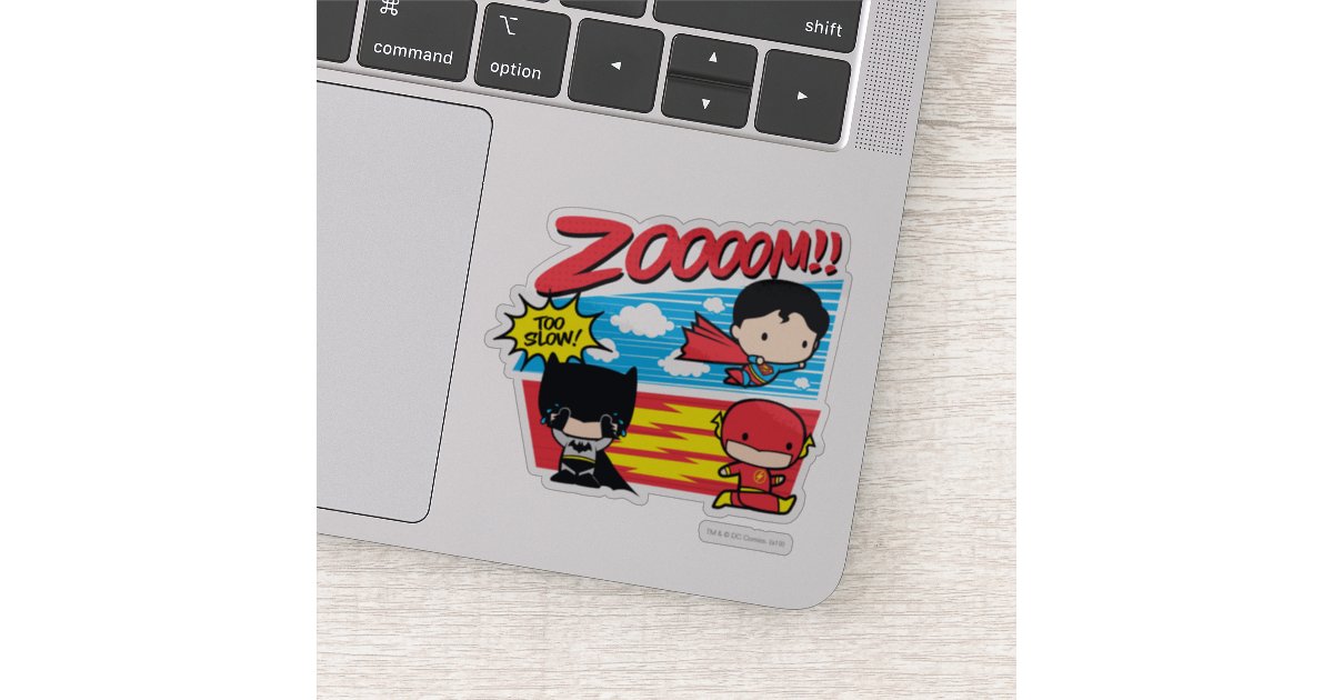 Chibi Batman Too Slow! Sticker | Zazzle
