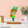 chibi bunnygirl acrylic sign | Zazzle