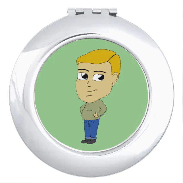chibi compact mirror | Zazzle