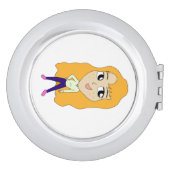 chibi compact mirror | Zazzle