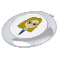 chibi compact mirror | Zazzle