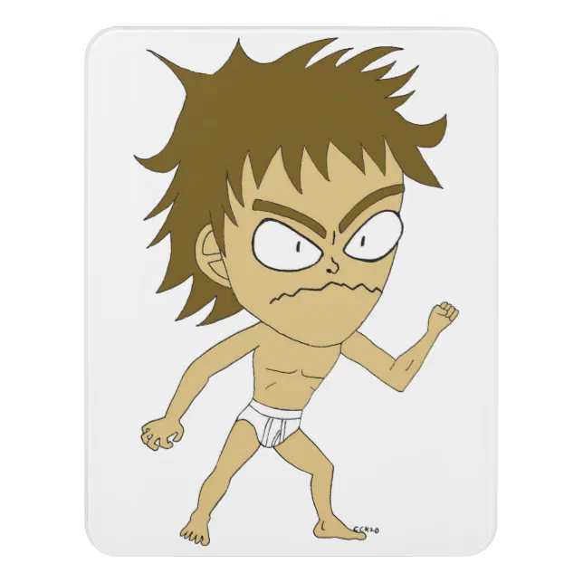 Chibi Door Sign Zazzle