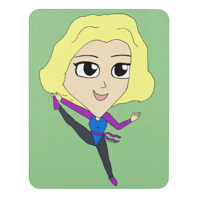 chibi door sign | Zazzle