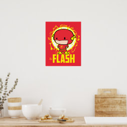 Chibi Flash With Electricity Poster | Zazzle