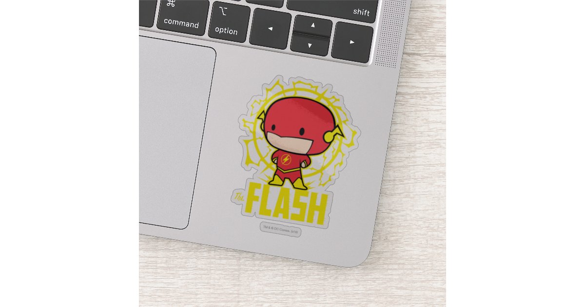 Chibi Flash With Electricity Sticker | Zazzle