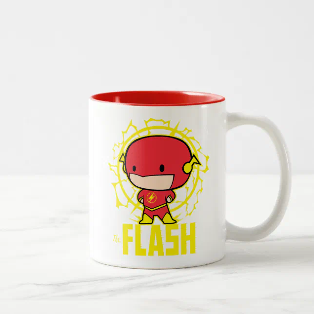 Chibi Flash With Electricity Two-Tone Coffee Mug | Zazzle