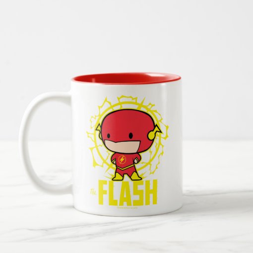 Chibi Flash With Electricity Two-Tone Coffee Mug | Zazzle