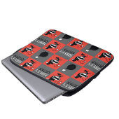 Chibi Harley Quinn Checker Pattern Laptop Sleeve | Zazzle