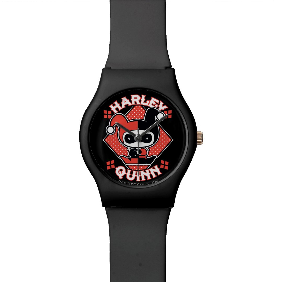 Chibi Harley Quinn Splits Watch | Zazzle