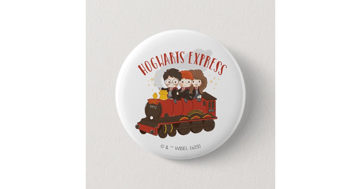 Chibi HOGWARTS EXPRESS™ Ride Button | Zazzle