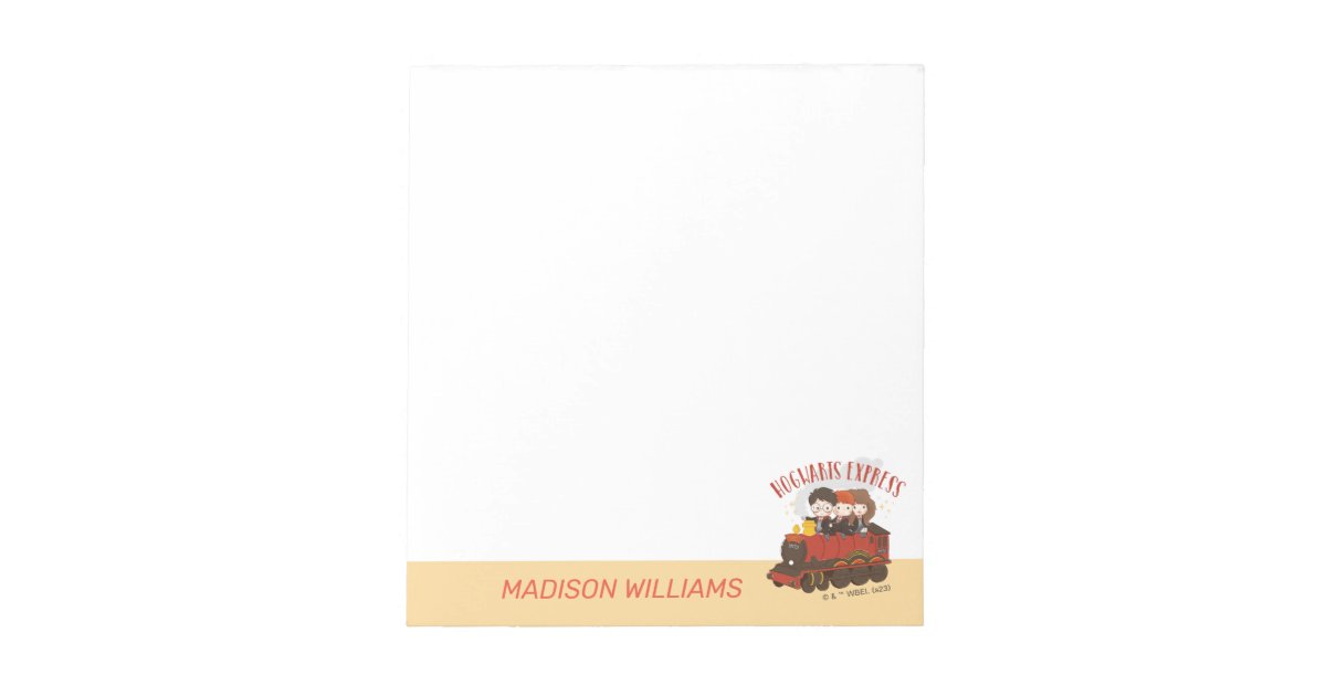 Chibi HOGWARTS EXPRESS™ Ride Notepad | Zazzle