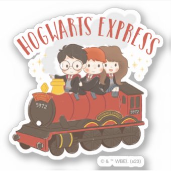 Chibi HOGWARTS EXPRESS™ Ride Sticker | Zazzle