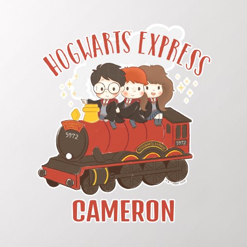 Chibi HOGWARTS EXPRESS™ Ride Wall Decal | Zazzle