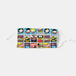 Chibi Justice League Compilation Pattern Adult Cloth Face Mask | Zazzle