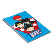 Chibi Justice League of America Stars Notebook | Zazzle