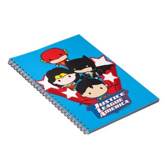 Chibi Justice League of America Stars Notebook | Zazzle