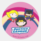 Mini Supergirl Square Sticker | Zazzle.com