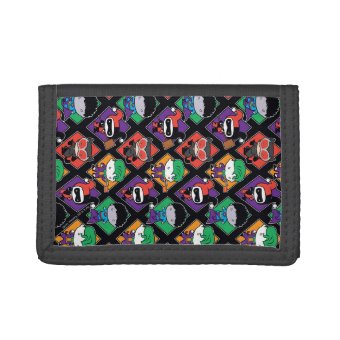 Chibi Justice League Villain Pattern Trifold Wallet | Zazzle
