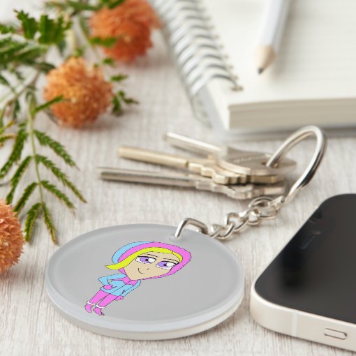chibi keychain | Zazzle