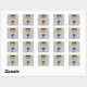 chibi square sticker | Zazzle