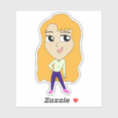 chibi sticker | Zazzle