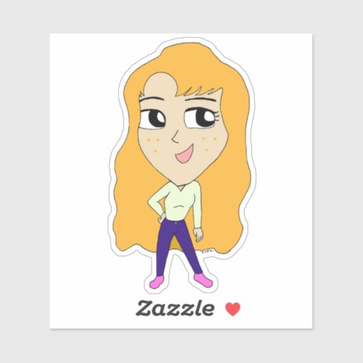 chibi sticker | Zazzle