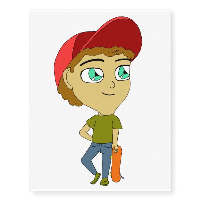 chibi temporary tattoos | Zazzle