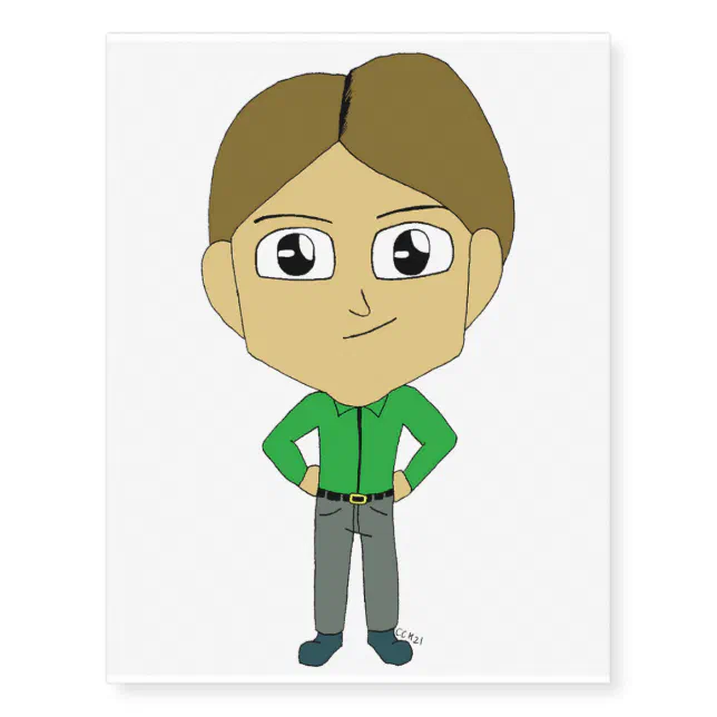 chibi temporary tattoos | Zazzle