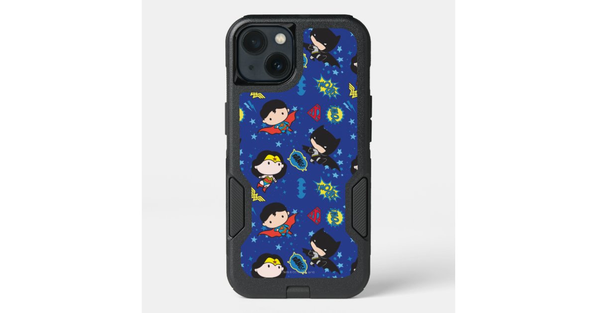 Chibi Wonder Woman, Superman, and Batman Pattern Otterbox iPhone Case ...