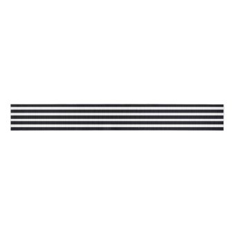 Chic 3" Grosgrain Ribbon Black And White Striped | Zazzle