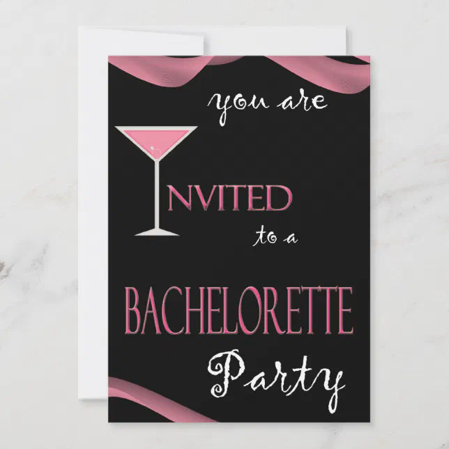 Chic Bachelorette Party Invitation | Zazzle
