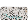 Chic black and white cheetah print monogram Case-Mate iPhone case | Zazzle
