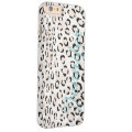 Chic black and white cheetah print monogram Case-Mate iPhone case | Zazzle