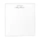 Chic Black Script From the Desk of Name Custom Notepad | Zazzle