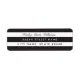 Chic Black Striped Address Labels | Zazzle