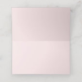 Chic Blush Pink Floral Butterflies Guest Name Plac Place Card | Zazzle