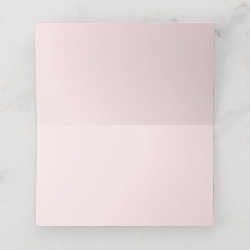 Chic Blush Pink Floral Butterflies Guest Name Plac Place Card | Zazzle
