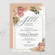Chic Boho Floral Surprise Engagement Party Invitation | Zazzle