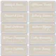 Chic Calligraphy Wedding Guest Address Labels | Zazzle
