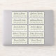 Chic Calligraphy Wedding Guest Address Labels | Zazzle