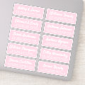 Chic Calligraphy Wedding Guest Address Labels | Zazzle